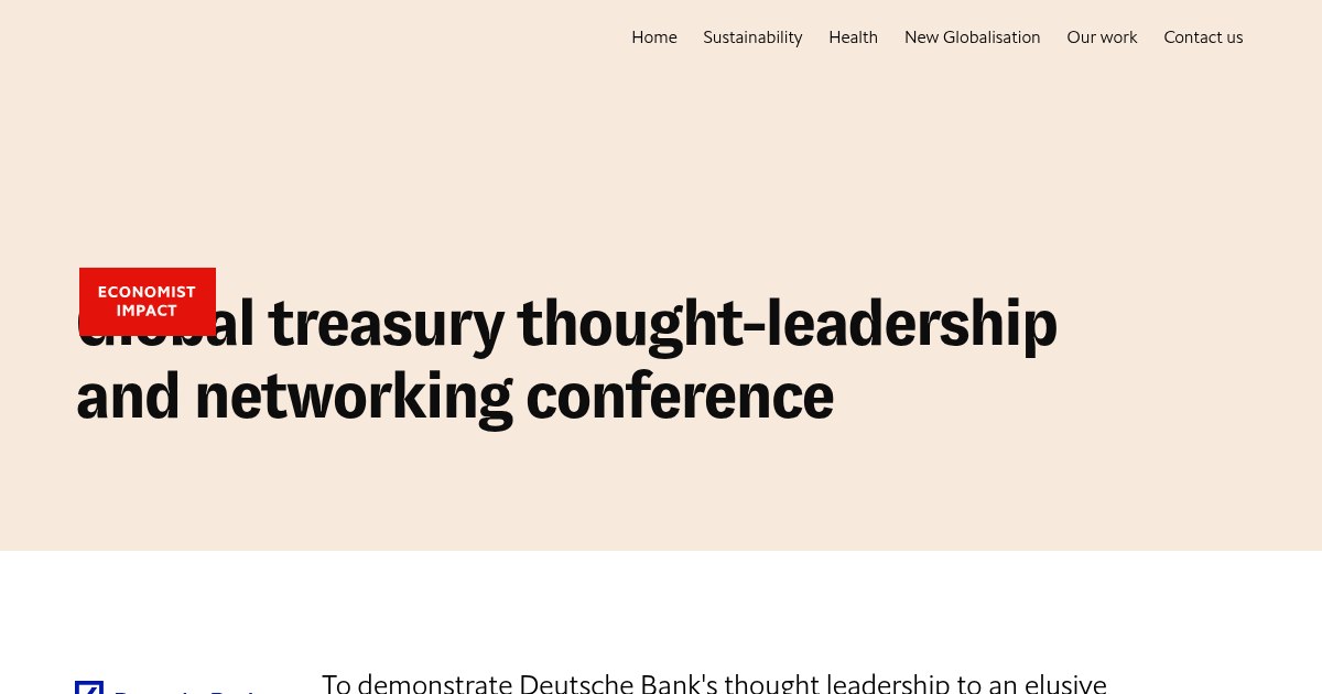 Global Treasury Network Event