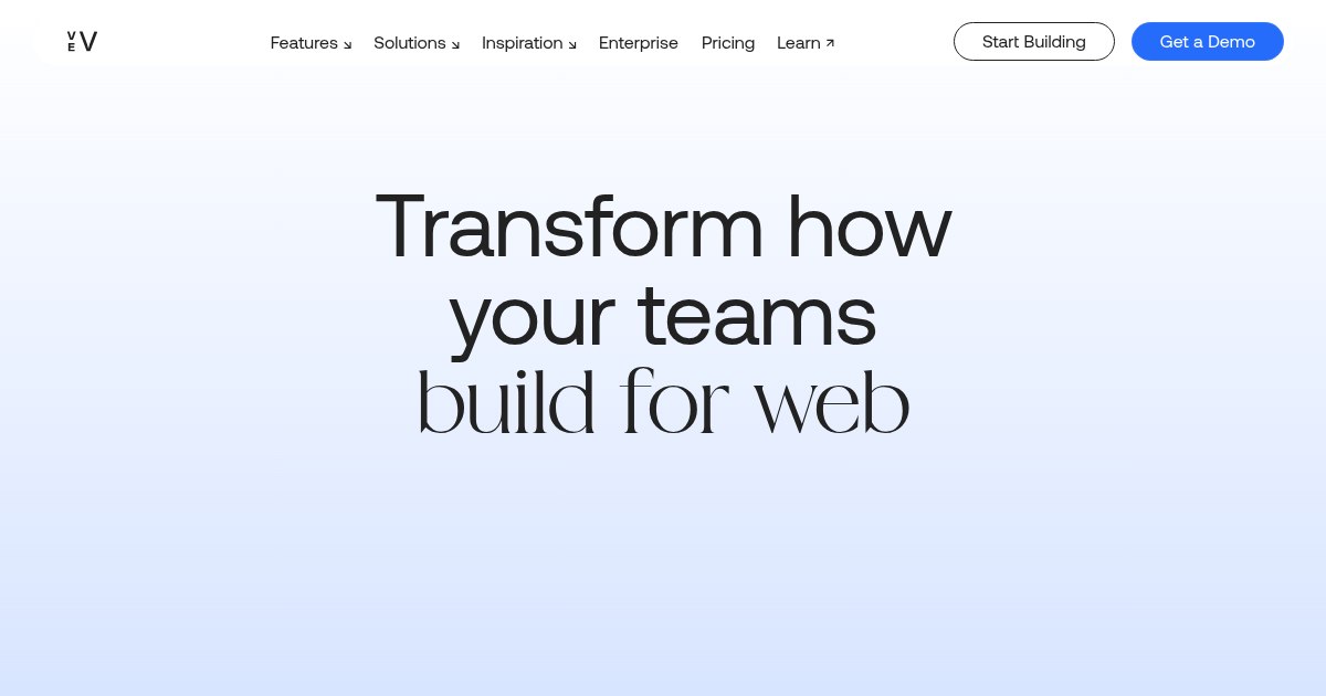 Vev for Enterprise | Vev | Visual No-Code Builder for Interactive Content